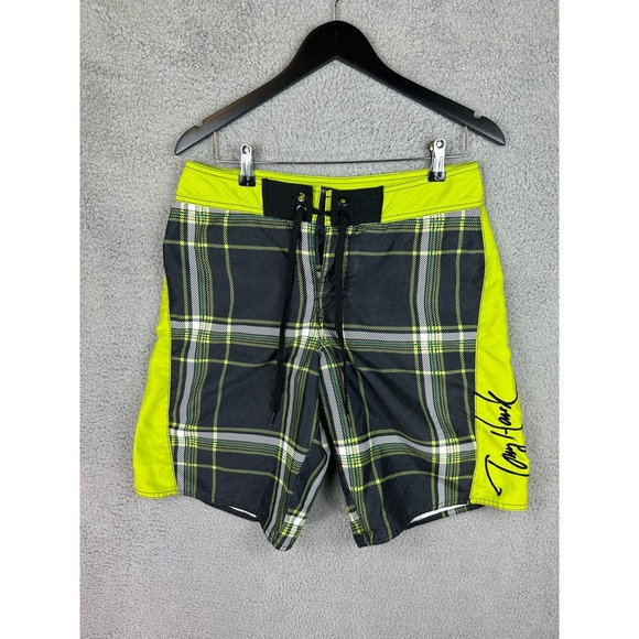 Tony Hawk | Shorts | Tony Hawk Board Shorts Mens 3 Plaid Skateboarding ...